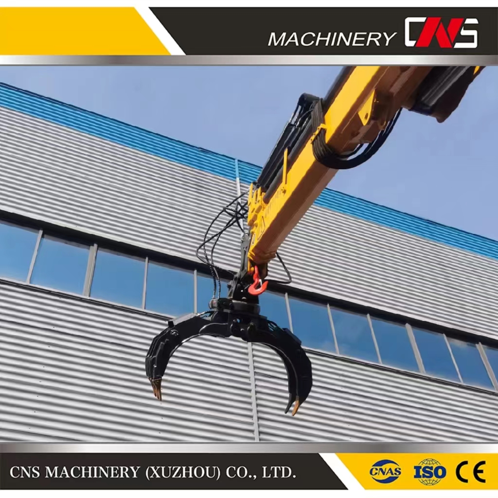 China Brand Big Tonnage Timber Crane Wood Grapple Crane Large Lifting ...